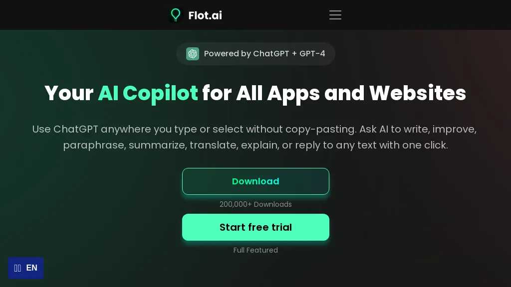 Flot.ai: AI Writing & Editing Tool for Enhanced Content - Proaitools