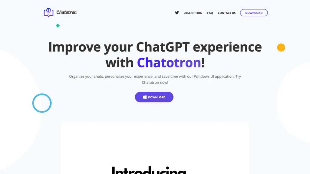 Chatotron: Enhance Your ChatGPT Experience with a Customizable Desktop App - Proaitools