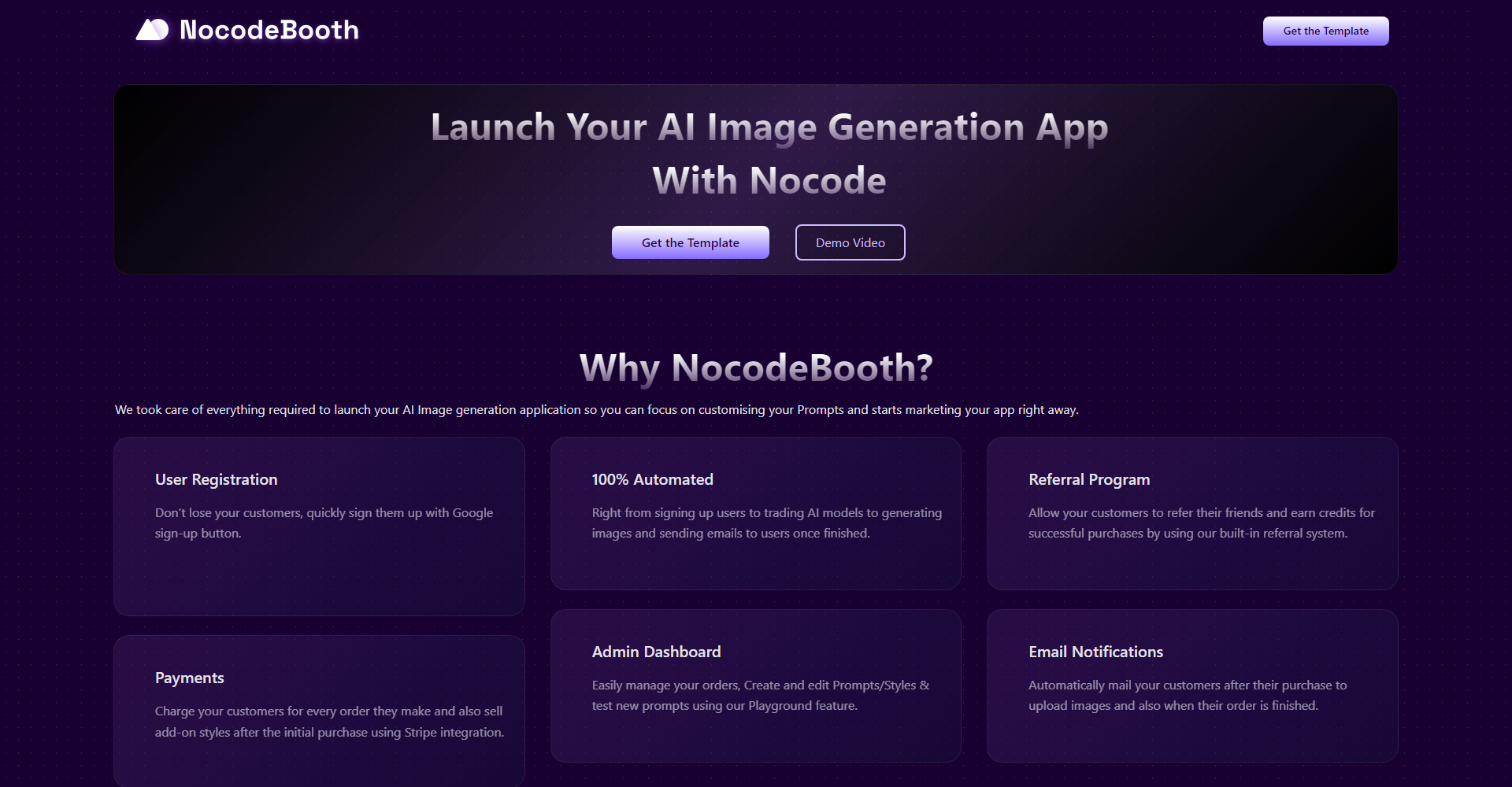 Launch AI Image Generation Apps Easily with NocodeBooth - Proaitools
