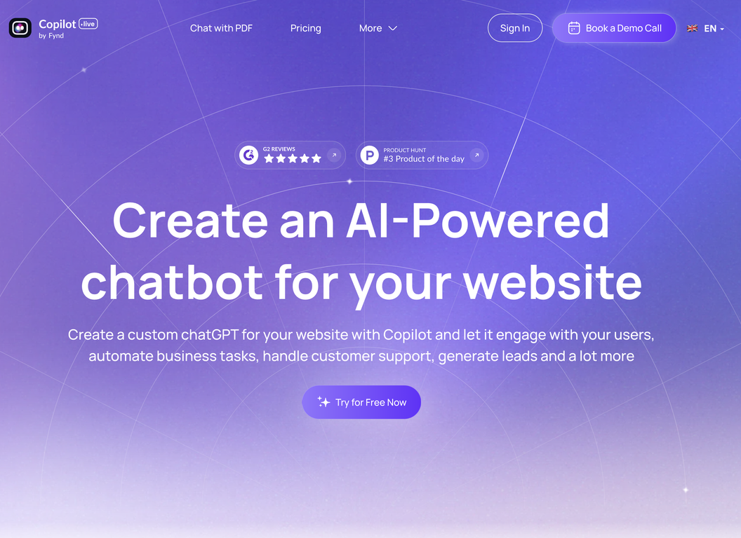 Build AI Chatbots Without Coding | Copilot.live - Proaitools