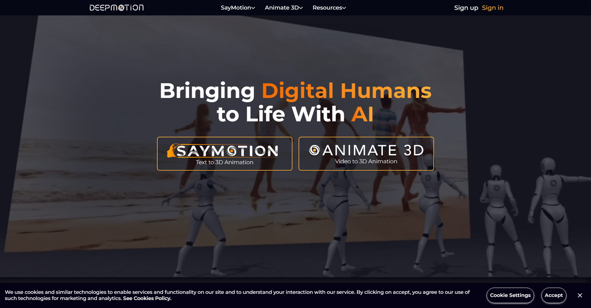 DeepMotion: AI-Powered Motion Capture & Body Tracking for 3D Animation - Proaitools