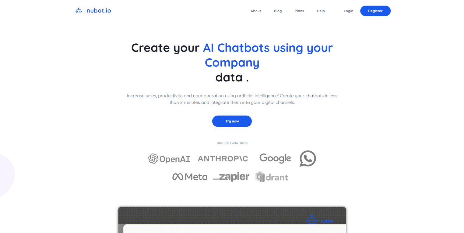 Boost Sales & Productivity with AI Chatbots | Nubot.io - Proaitools