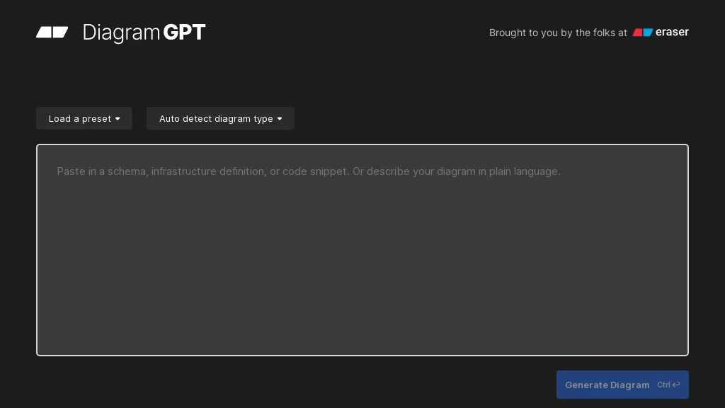 DiagramGPT: AI-Powered Tool for Effortless Diagram Creation - Proaitools
