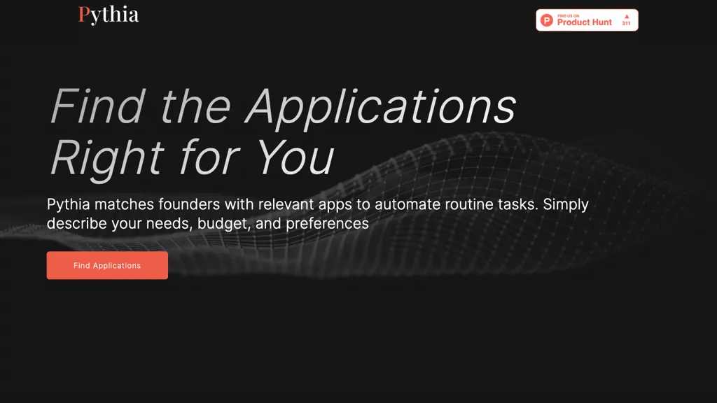 Find Your Perfect App in Seconds with Pythia AI - 90% Success Rate! - Proaitools
