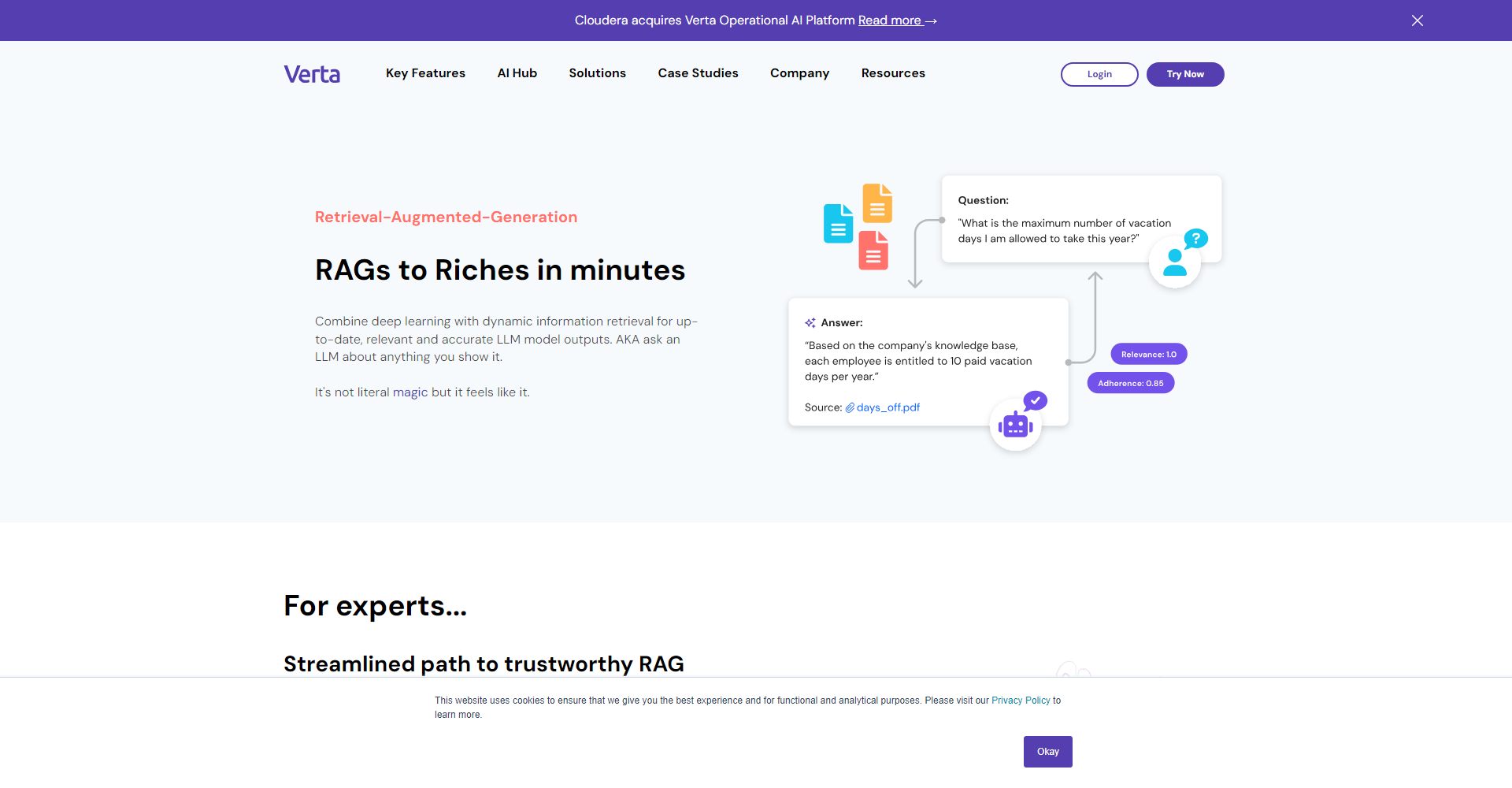 Verta RAG System: Intuitive Generative AI Platform for Everyone ...