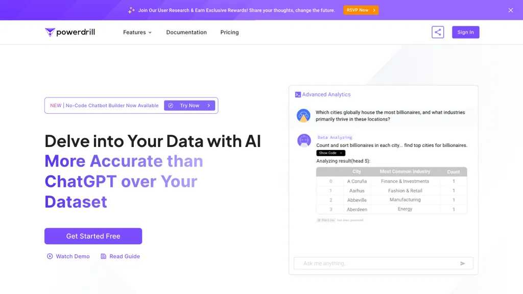 PowerDrill: AI Tool for User Research, Rewards & ChatGPT Analytics ...