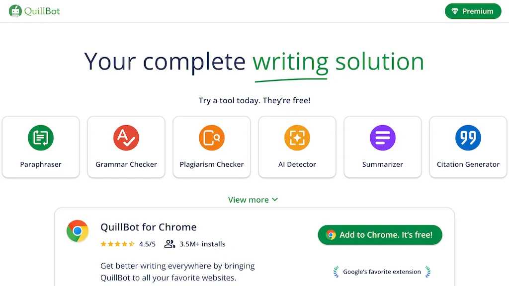 QuillBot: Paraphrasing Tool, Grammar Checker & Plagiarism Detector ...