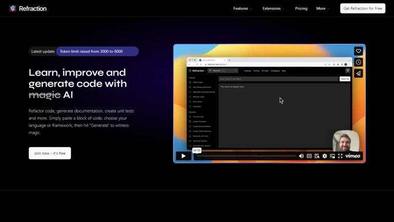 Refraction Dev Ai Powered Code Generation For Faster Software Development Proaitools