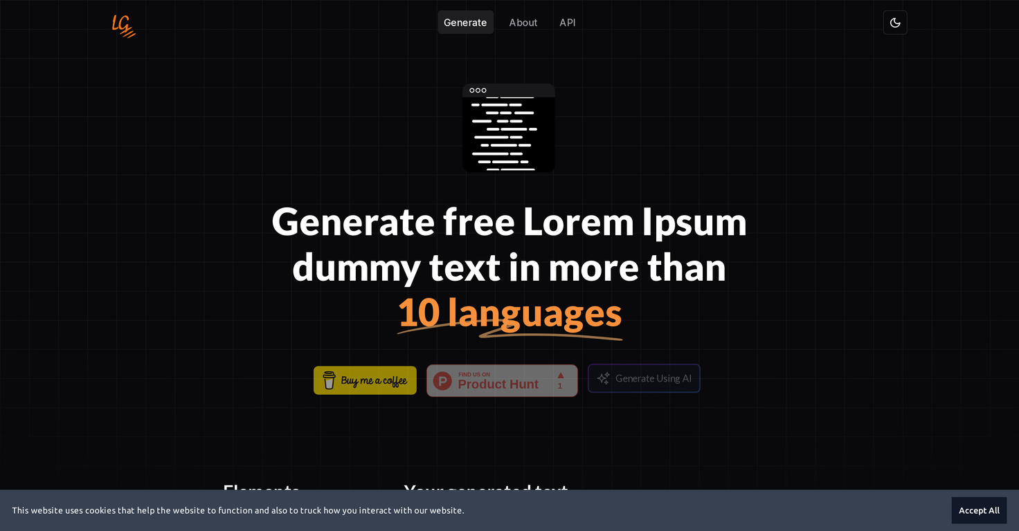 Lipsumgen: Free Multilingual Lorem Ipsum Generator with API & AI ...