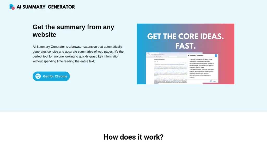AI Summary Generator: Summarize Text in One Click | Free & Easy - Proaitools