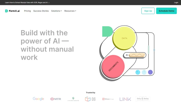 FormX AI: Intelligent Document Processing for Automated Data Extraction - Proaitools