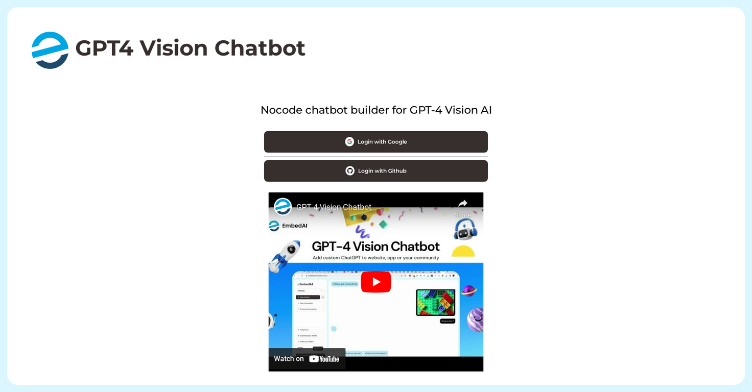 GPT-4 Vision AI Chatbot: Build No-Code Visual Chatbots - Proaitools