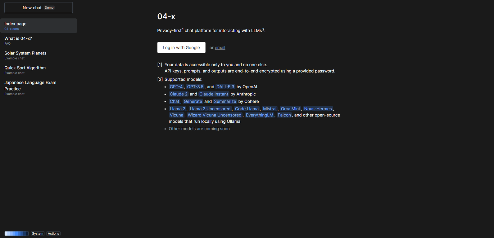 04-x: Secure & Private Chat with LLMs (OpenAI, Anthropic, Cohere) - Proaitools