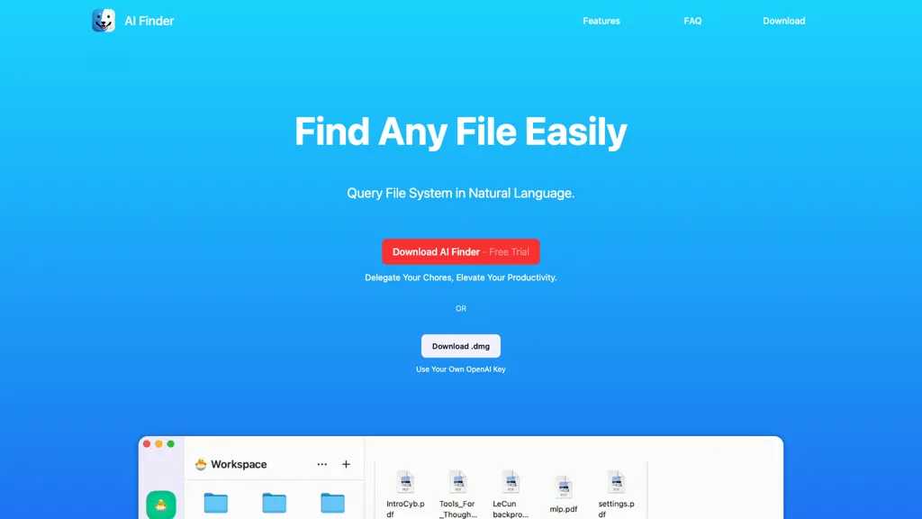AI Finder: Find Files Faster with AI-Powered Search for Mac - Proaitools