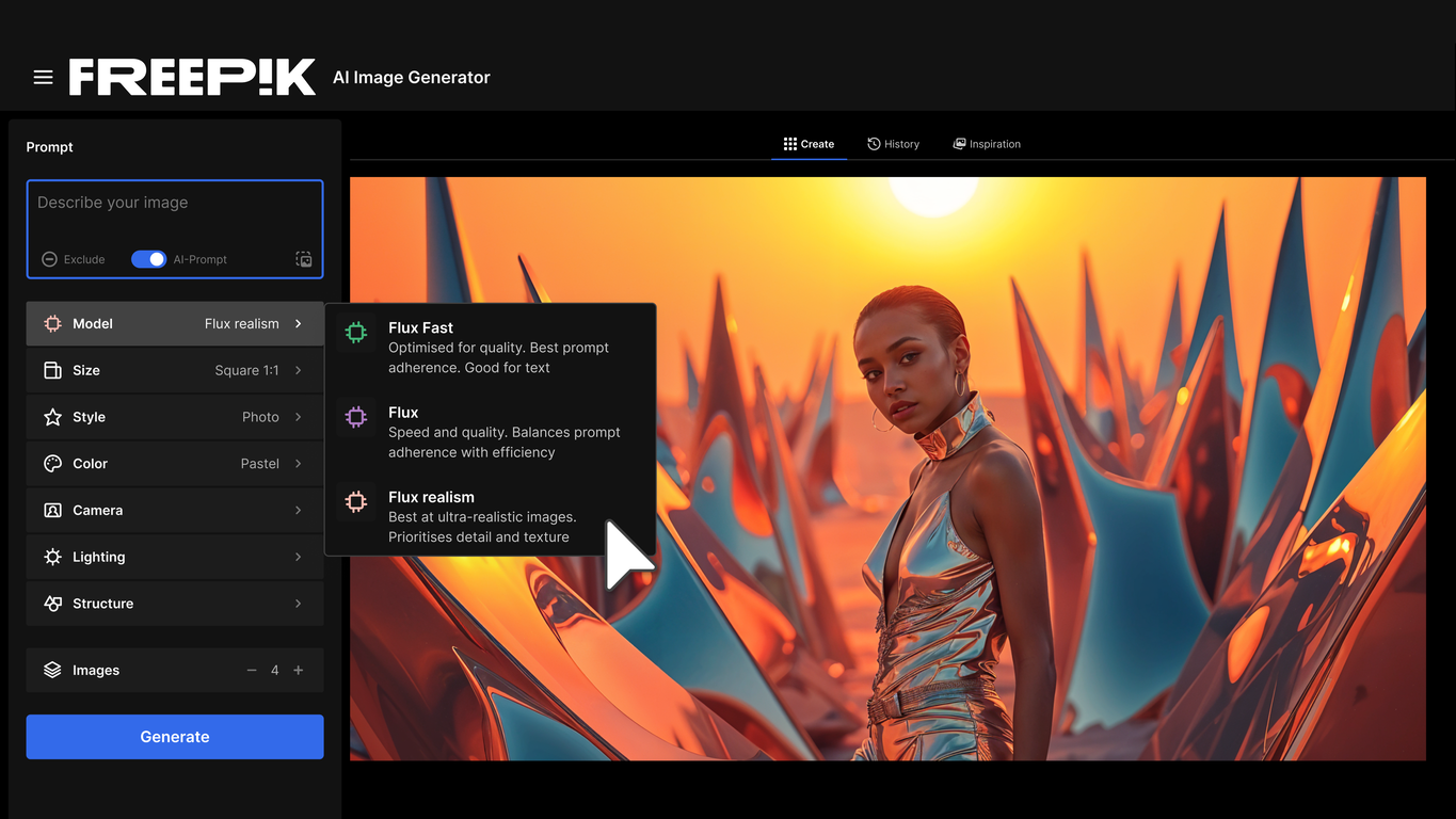 AI Image Generator | Free & Premium | Freepik - Proaitools