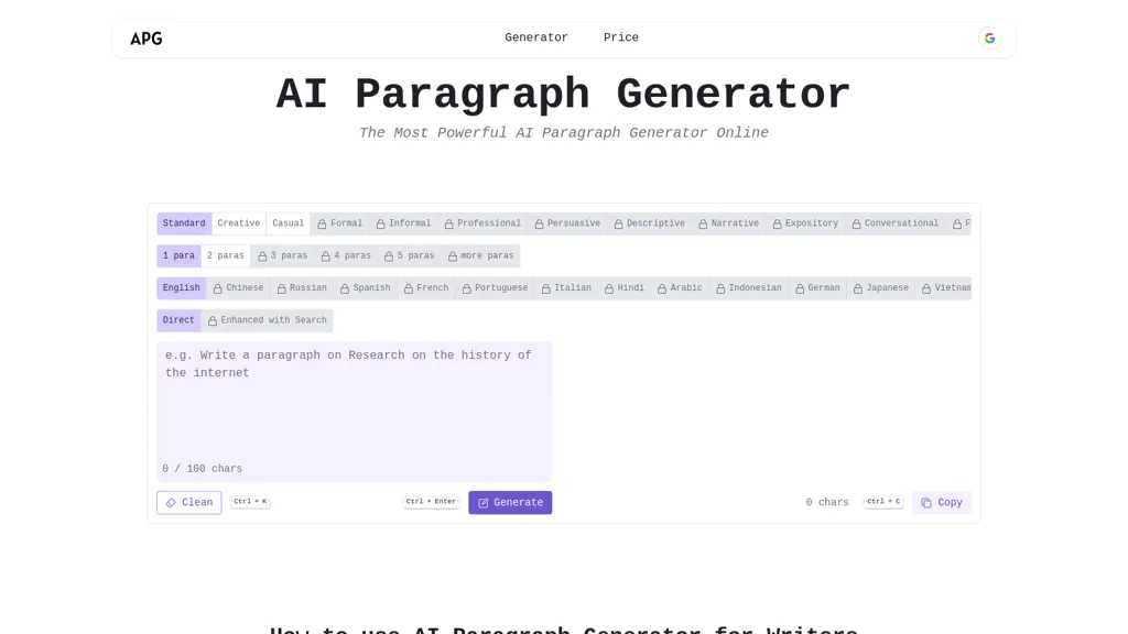AI Paragraph Generator: Write Original Content Effortlessly with ...