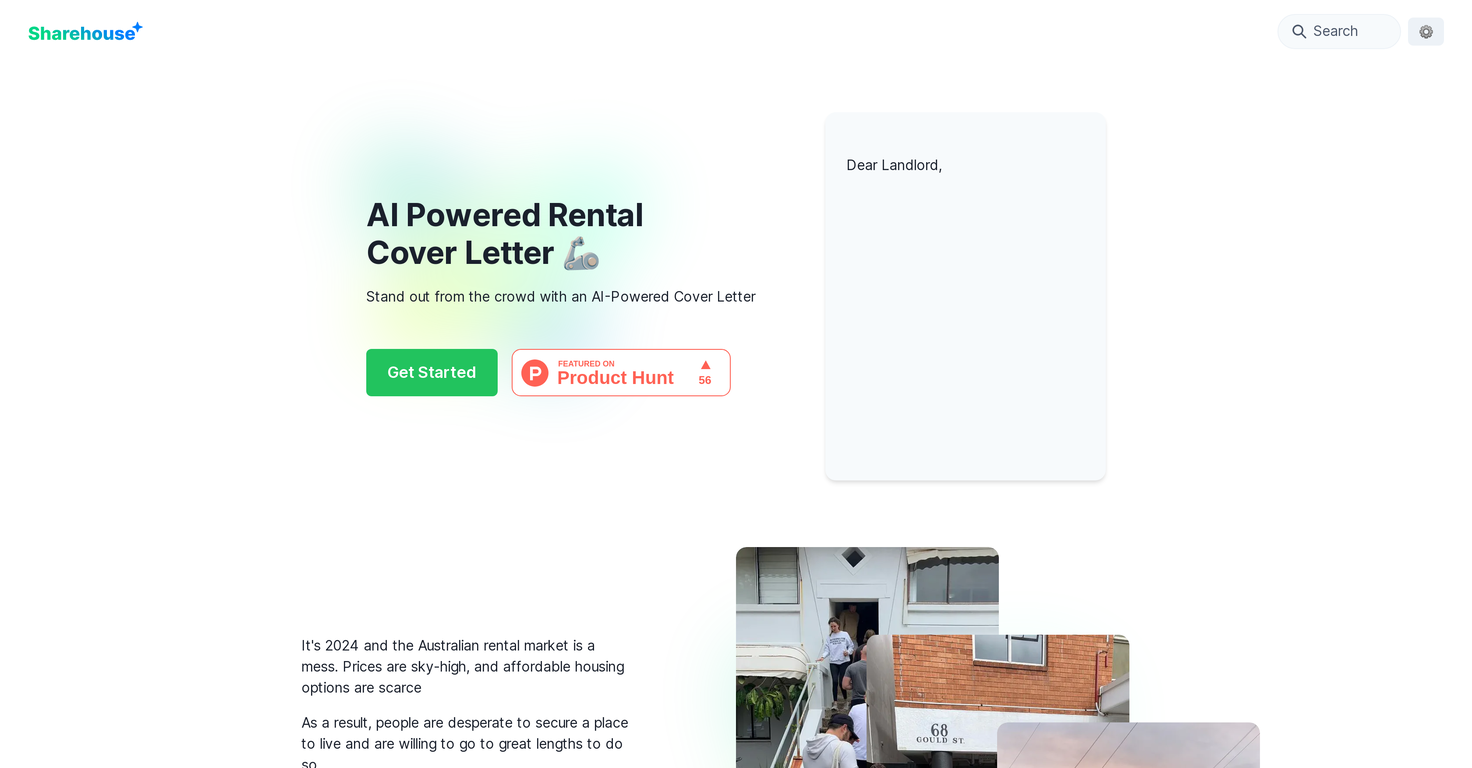 Boost Your Rental Application with Sharehouse's AI Cover Letter Writer ...