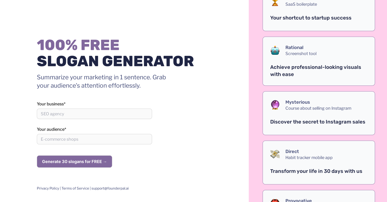AI Slogan Generator: Create Catchy Taglines for Your Business | Free ...