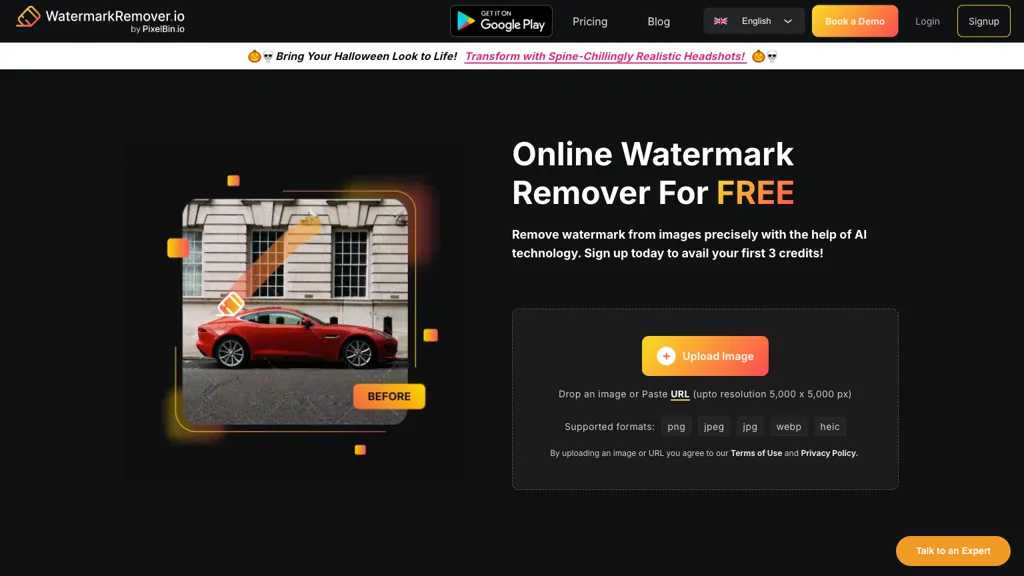 AI Watermark Remover - Remove Watermarks from Images Instantly - Proaitools