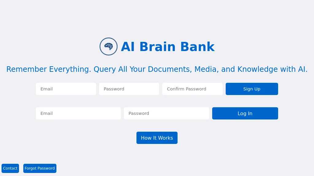 AI Brain Bank: Instantly Search & Retrieve Information from PDFs | AI-Powered Knowledge Engine ...