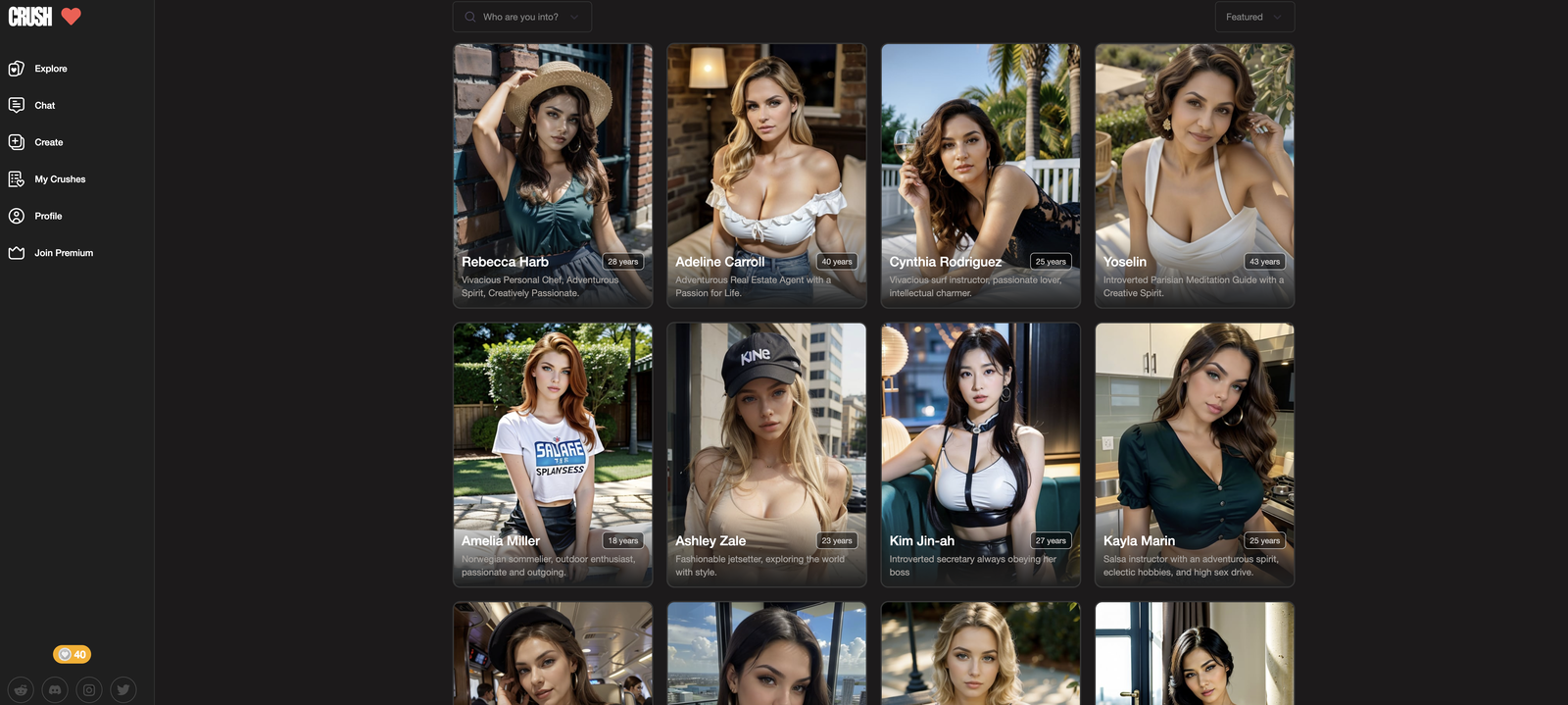 CRUSH AI: Personalized AI Companionship Beyond Basic Girlfriends - Proaitools