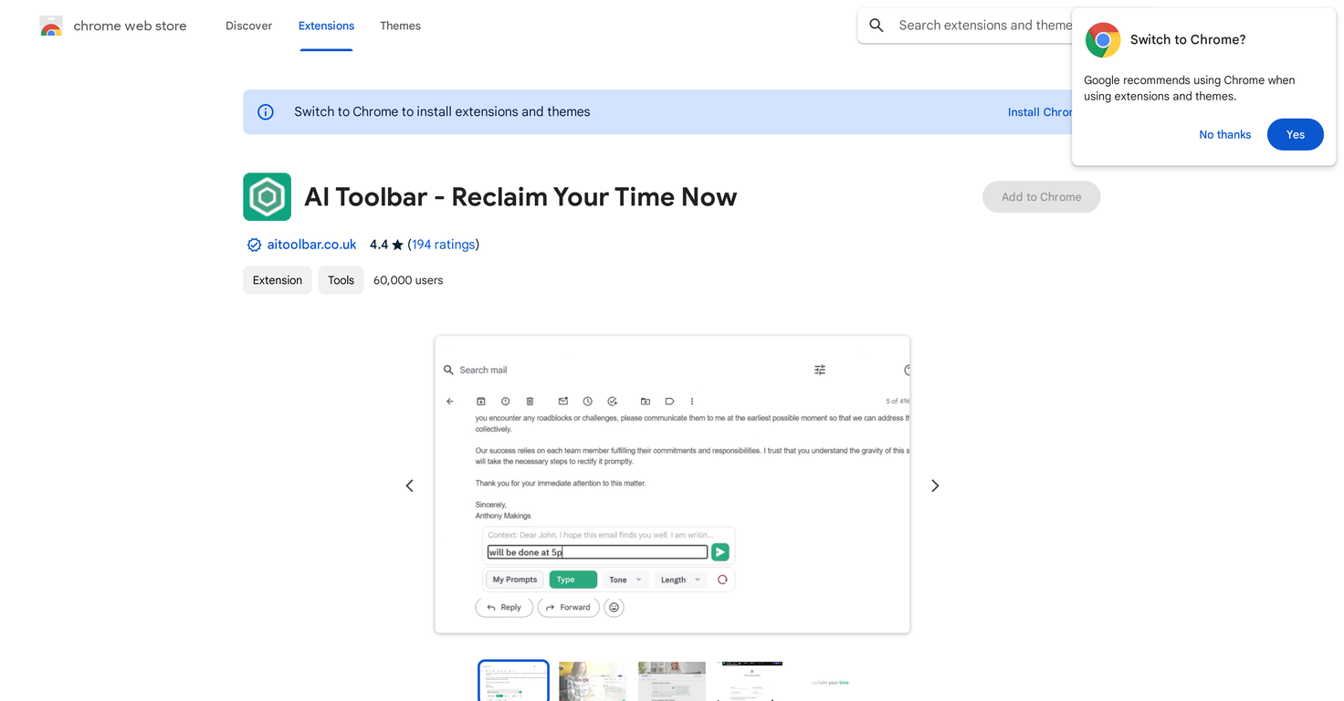 AI Toolbar: Free ChatGPT Chrome Extension for Enhanced Productivity - Proaitools