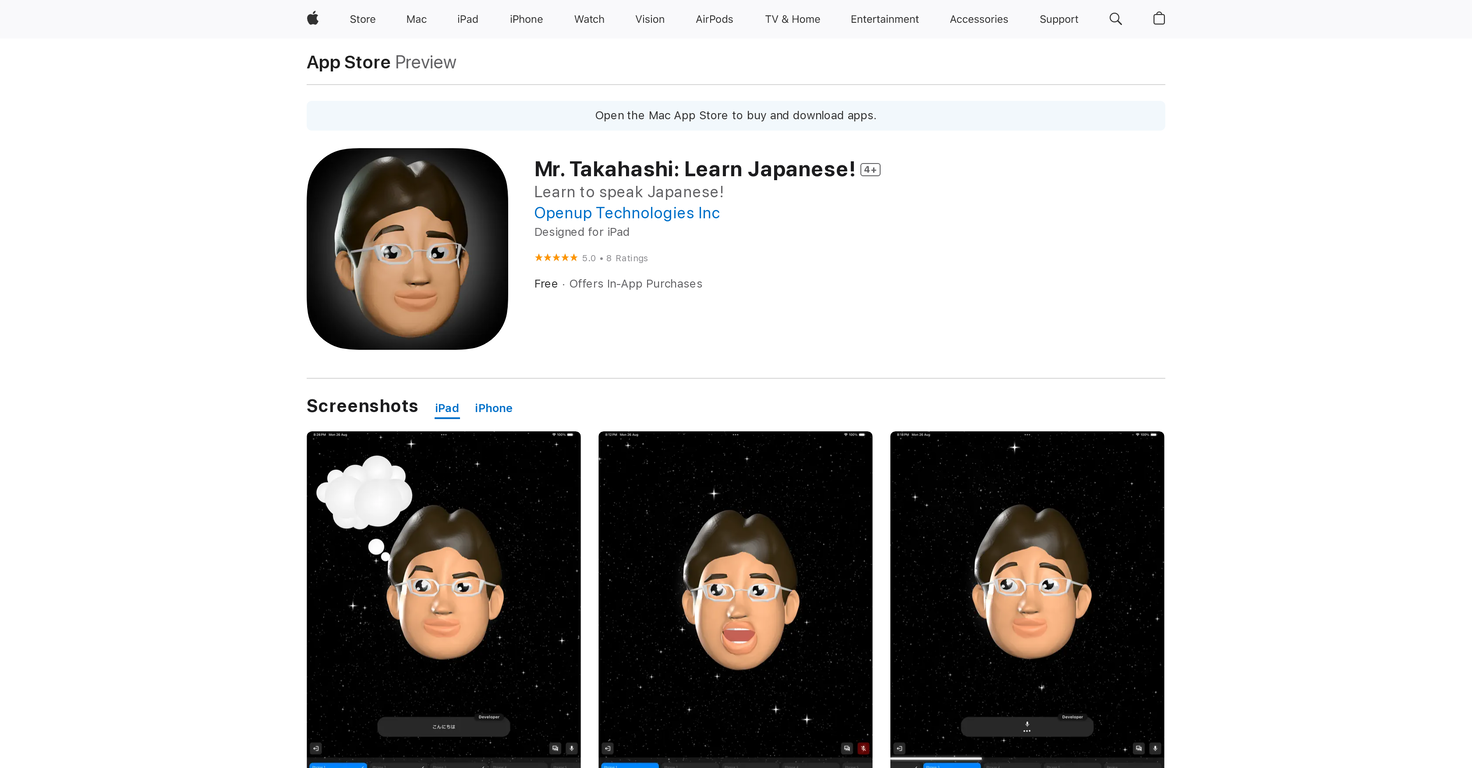 Learn Japanese with AI - Mr. Takahashi App | Personalized Lessons & 24/7 Practice - Proaitools