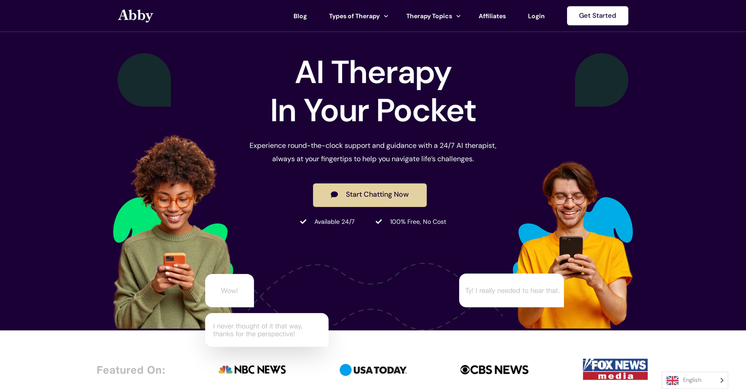 24/7 AI Therapy | Free, Personalized & Anonymous Mental Health Support - Proaitools