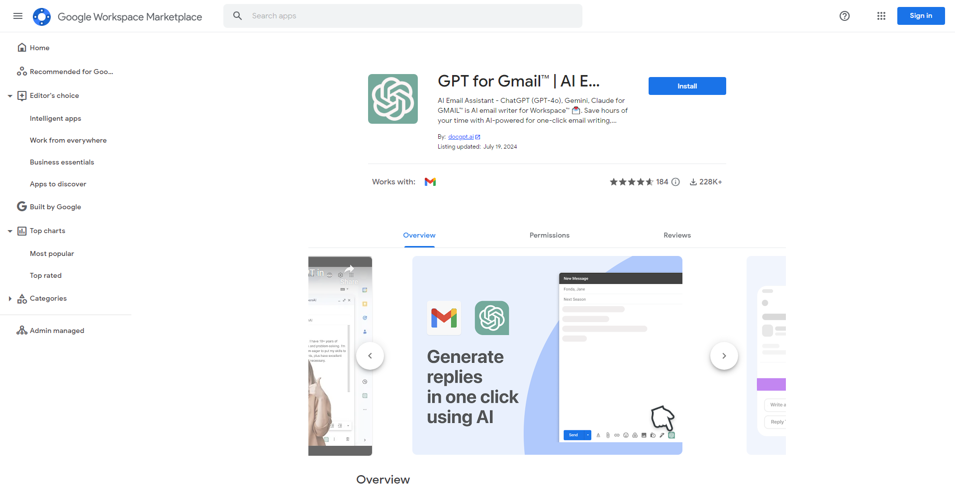 Gmail GPT: AI-Powered Gmail Add-on for Streamlined Email Writing - Proaitools