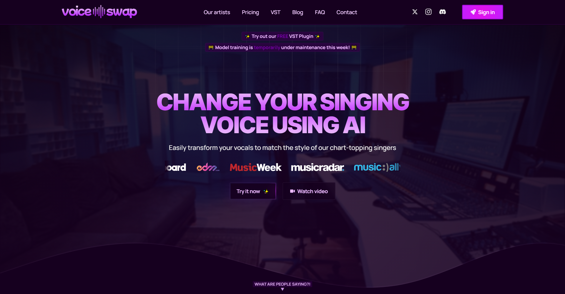 Transform Your Voice into Renowned Artists' with Voice Swap AI - Proaitools