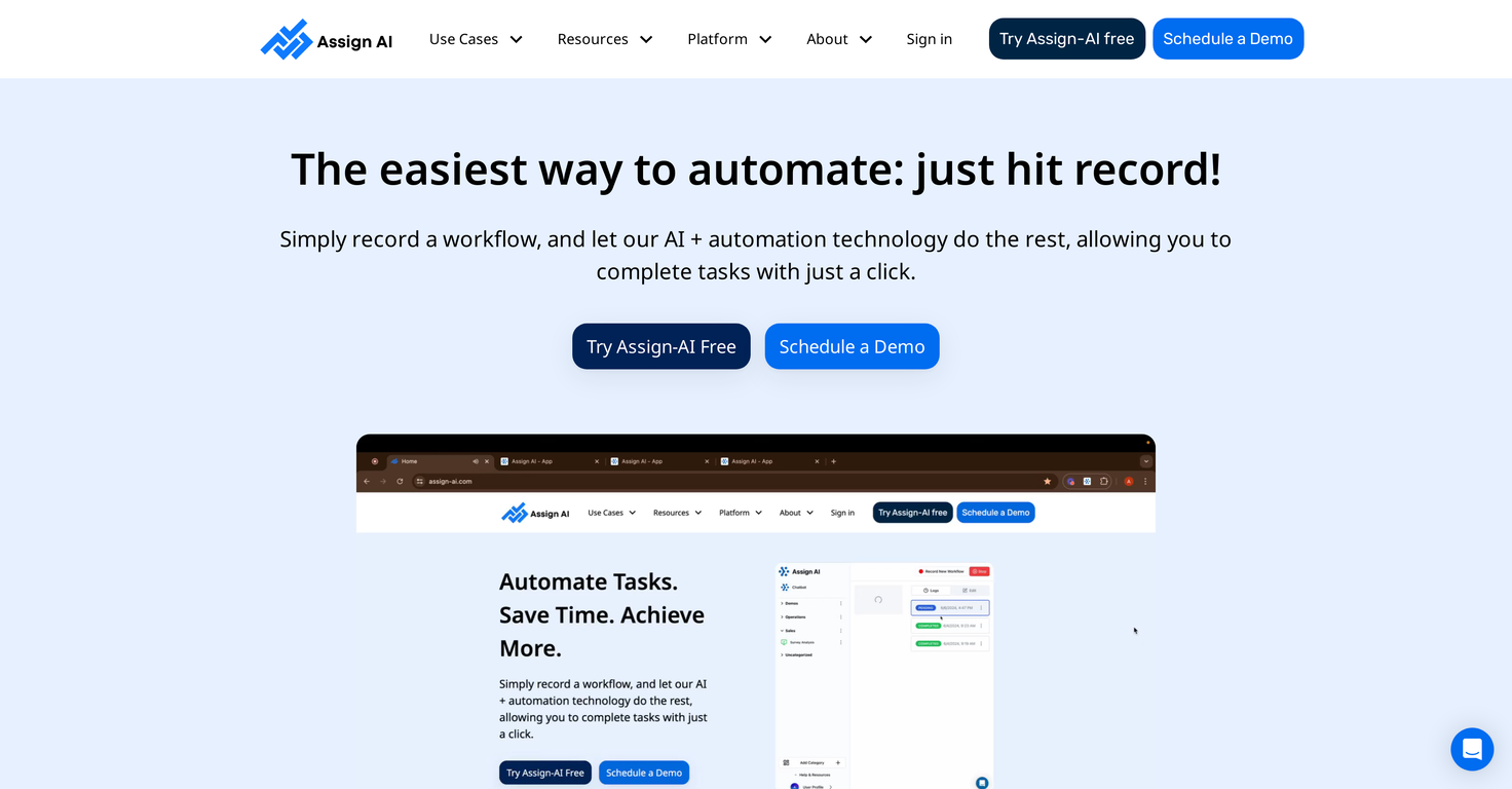 Streamline Workflows with Assign AI: Free Trial Available - Proaitools