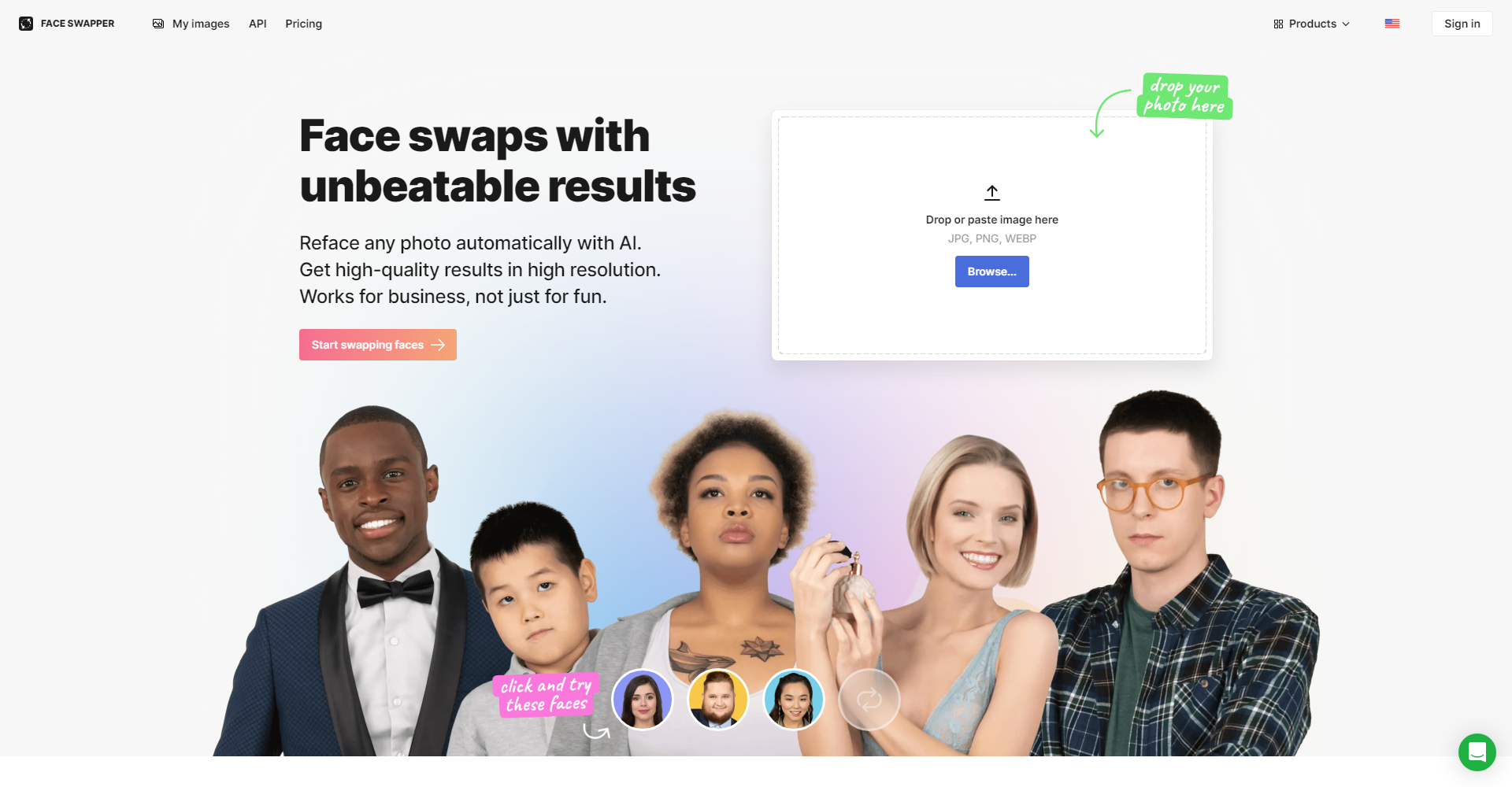 Face Swapper: AI-Powered Face Swapping for High-Resolution Results ...
