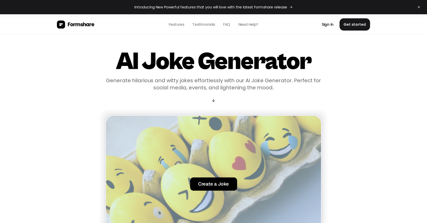 AI Joke Generator: Customized Humor for Social Media & Events - Proaitools