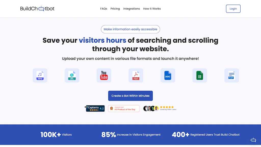 Build Chatbot: No-Code AI Chatbot Tool for Personalized Interactions - Proaitools