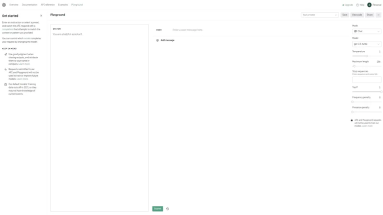 Explore OpenAI Language Models: GPT-3 & GPT-4 in the OpenAI Playground ...