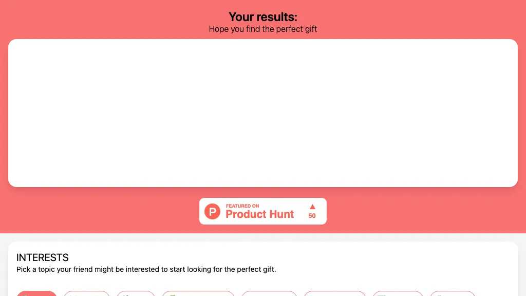 AI-Powered Gift Finder: Personalized Gift Ideas - Proaitools