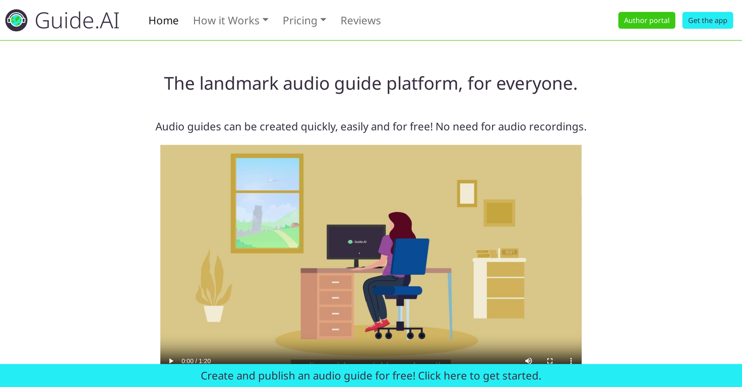 Create & Monetize Immersive Audio Guides Effortlessly with Guide.AI - Proaitools