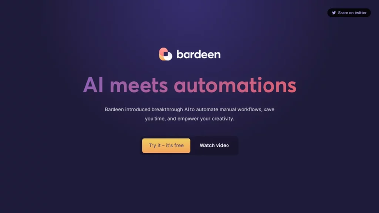 Bardeen AI: Automate Tasks with Simple Text Commands & Boost Productivity - Proaitools