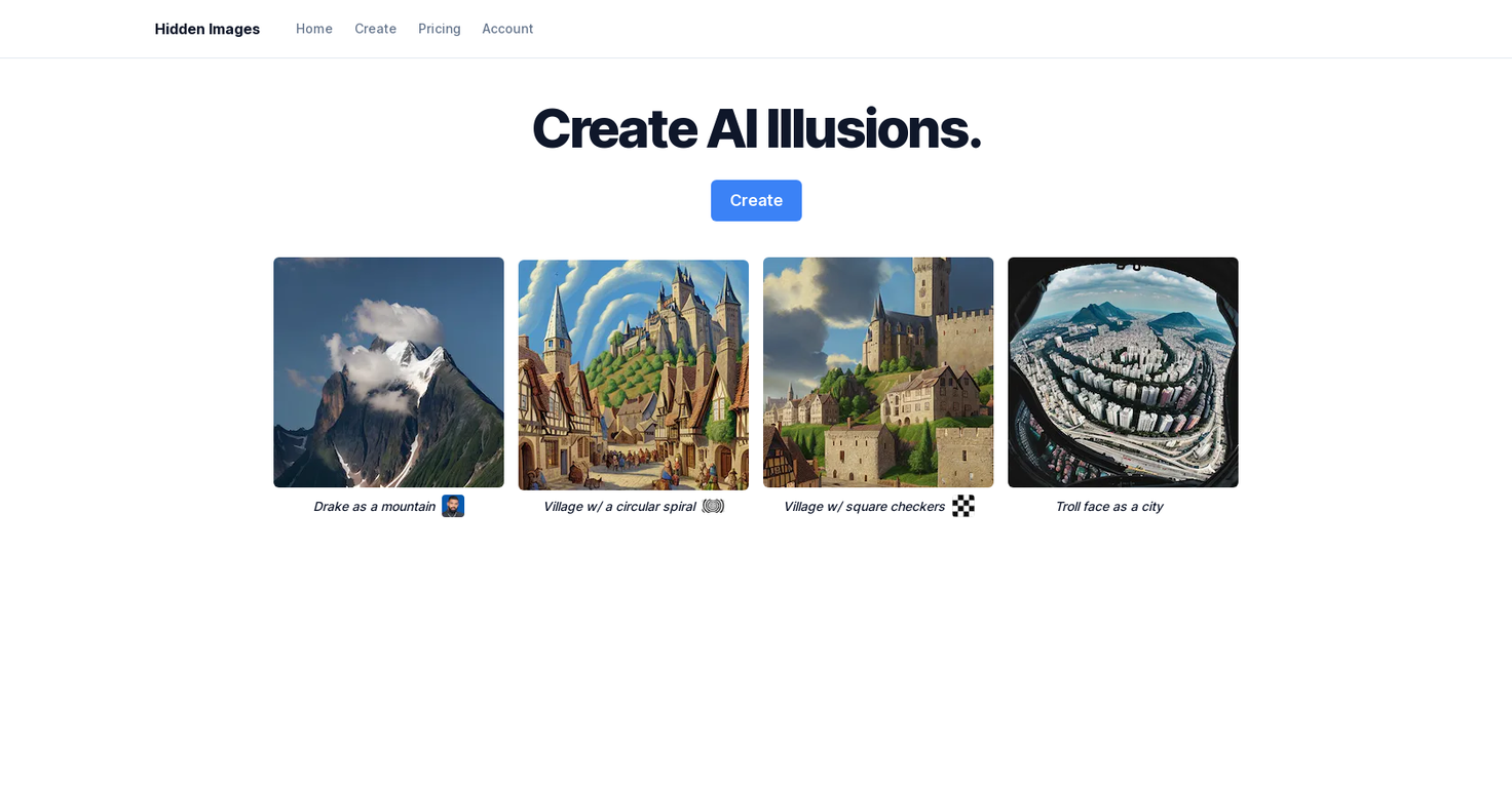 Hidden Images: Create AI-Powered Optical Illusions with Radix UI & Tailwind CSS - Proaitools
