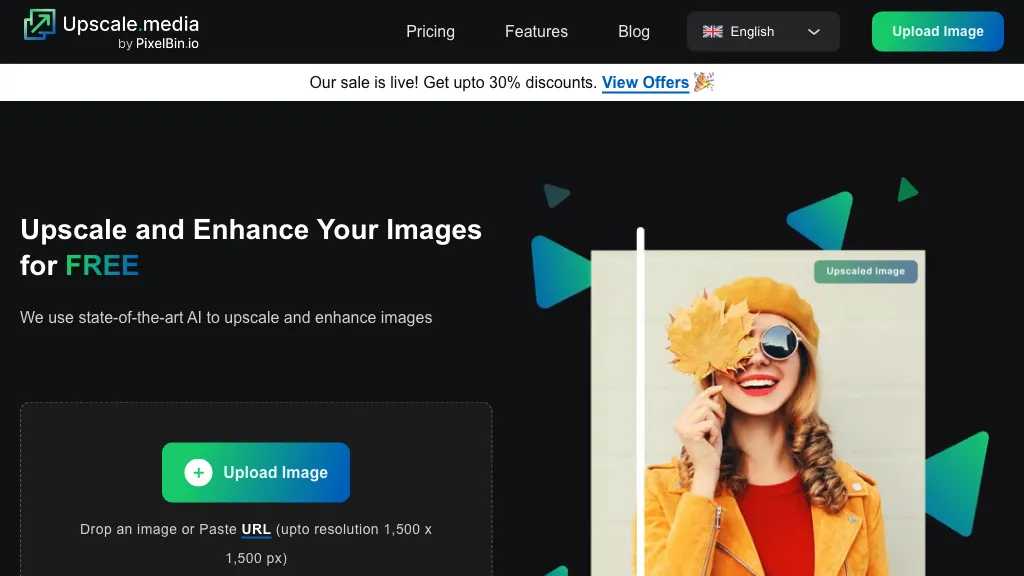Upscale.media: AI Image Upscaler & Bulk Design Tool - Proaitools