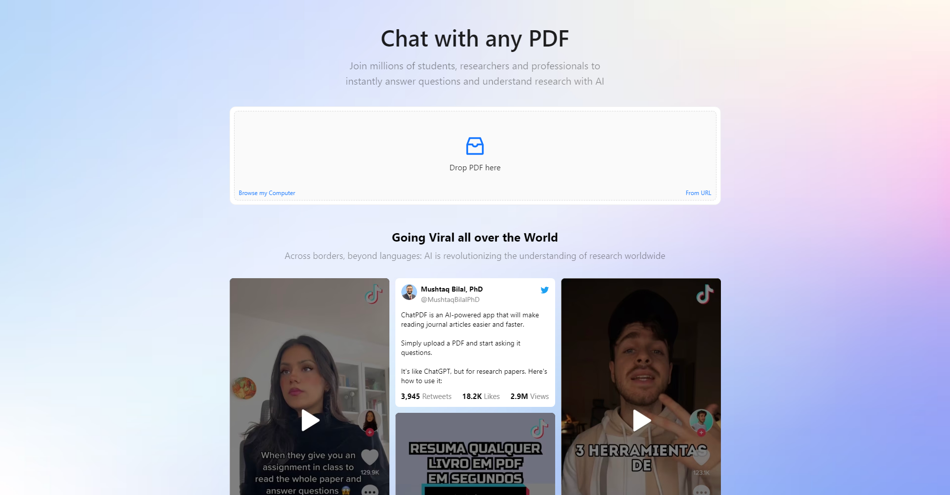 ChatPDF: AI-Powered PDF Interaction for Enhanced Learning & Research - Proaitools