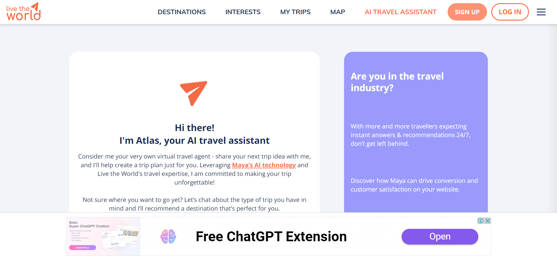Atlas Travel Assistant: AI-Powered Trip Planning & Booking Made Easy - Proaitools