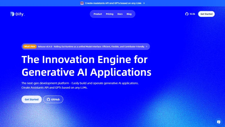 Dify AI: Open-Source Generative AI Platform for Rapid Development - Proaitools