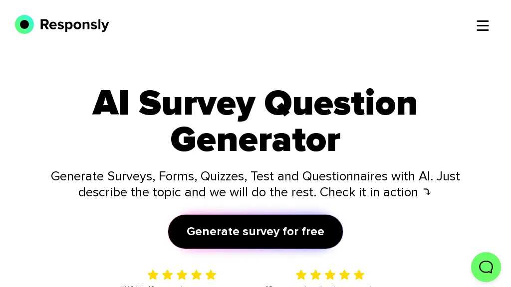 Free Survey Maker: Create Surveys, Forms & Quizzes with Generate Survey ...