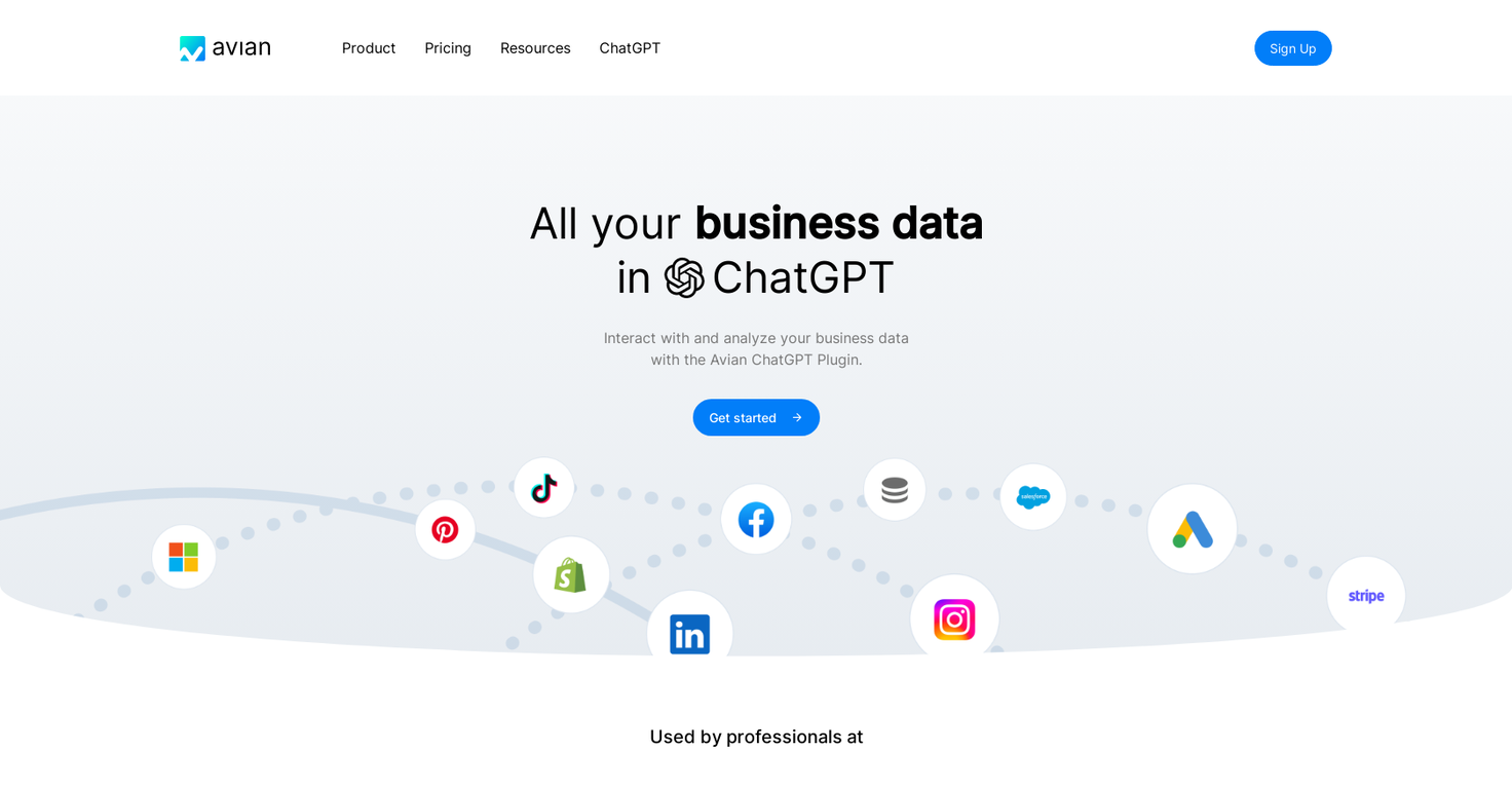 Avian ChatGPT Plugin: Secure Data Analysis & Interaction - Proaitools