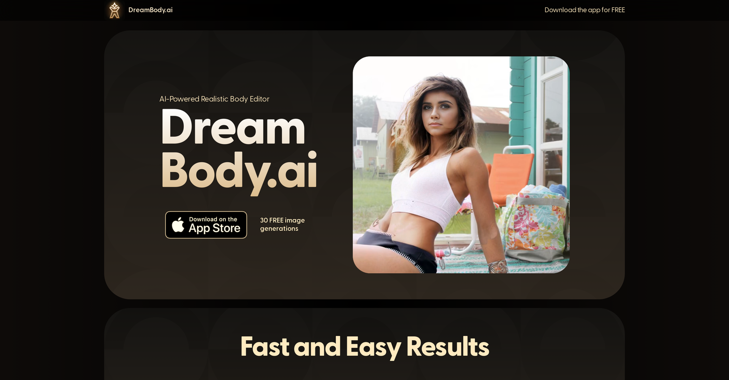 DreamBody: AI Body Transformation Visualizer | Achieve Your Fitness Goals - Proaitools