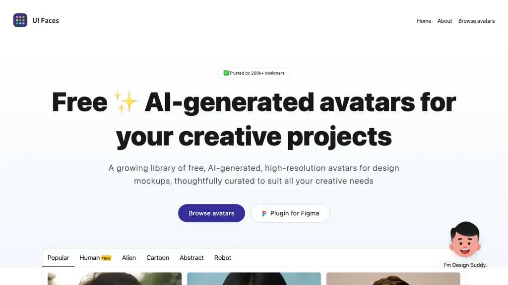 AI-Generated Avatars for Designers | Free & High-Resolution UI Faces ...