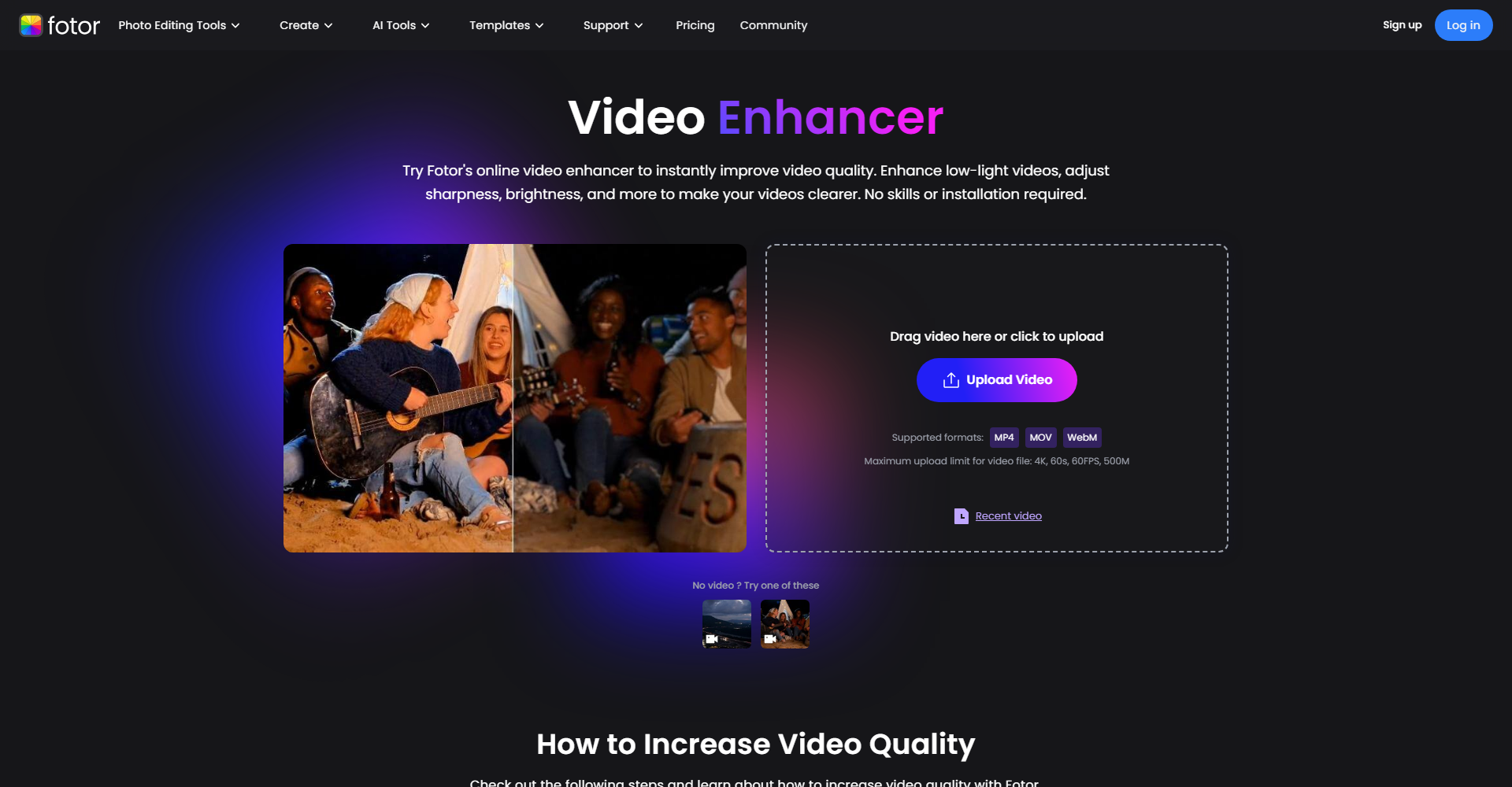 Enhance Your Videos with Fotor Video Enhancer AI - Proaitools