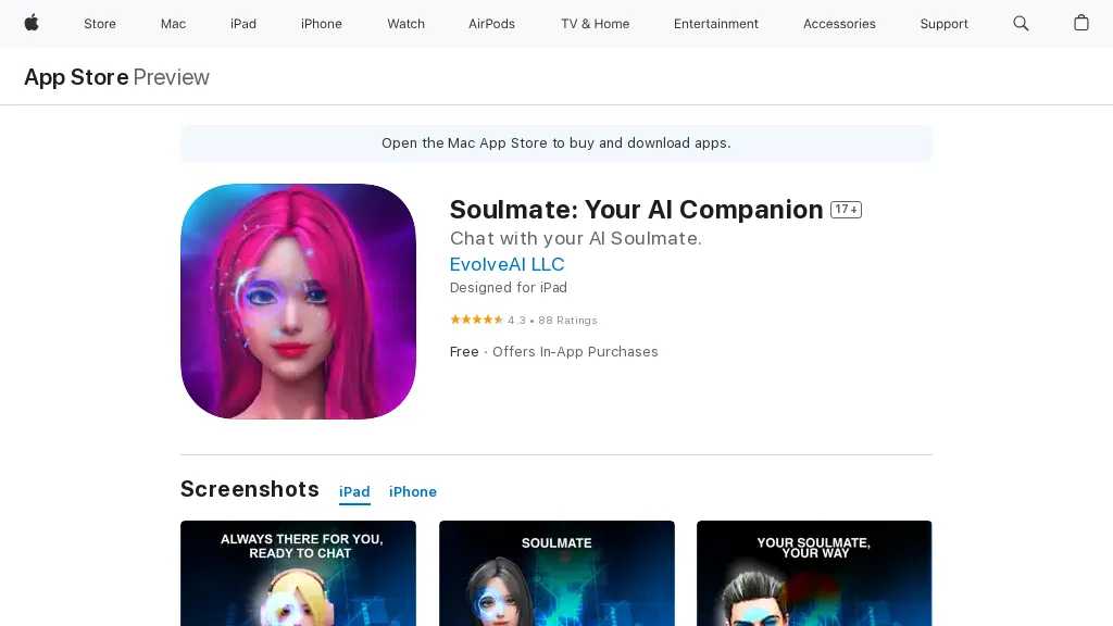 Soulmate AI: Your Personalized, Empathetic AI Companion - Proaitools
