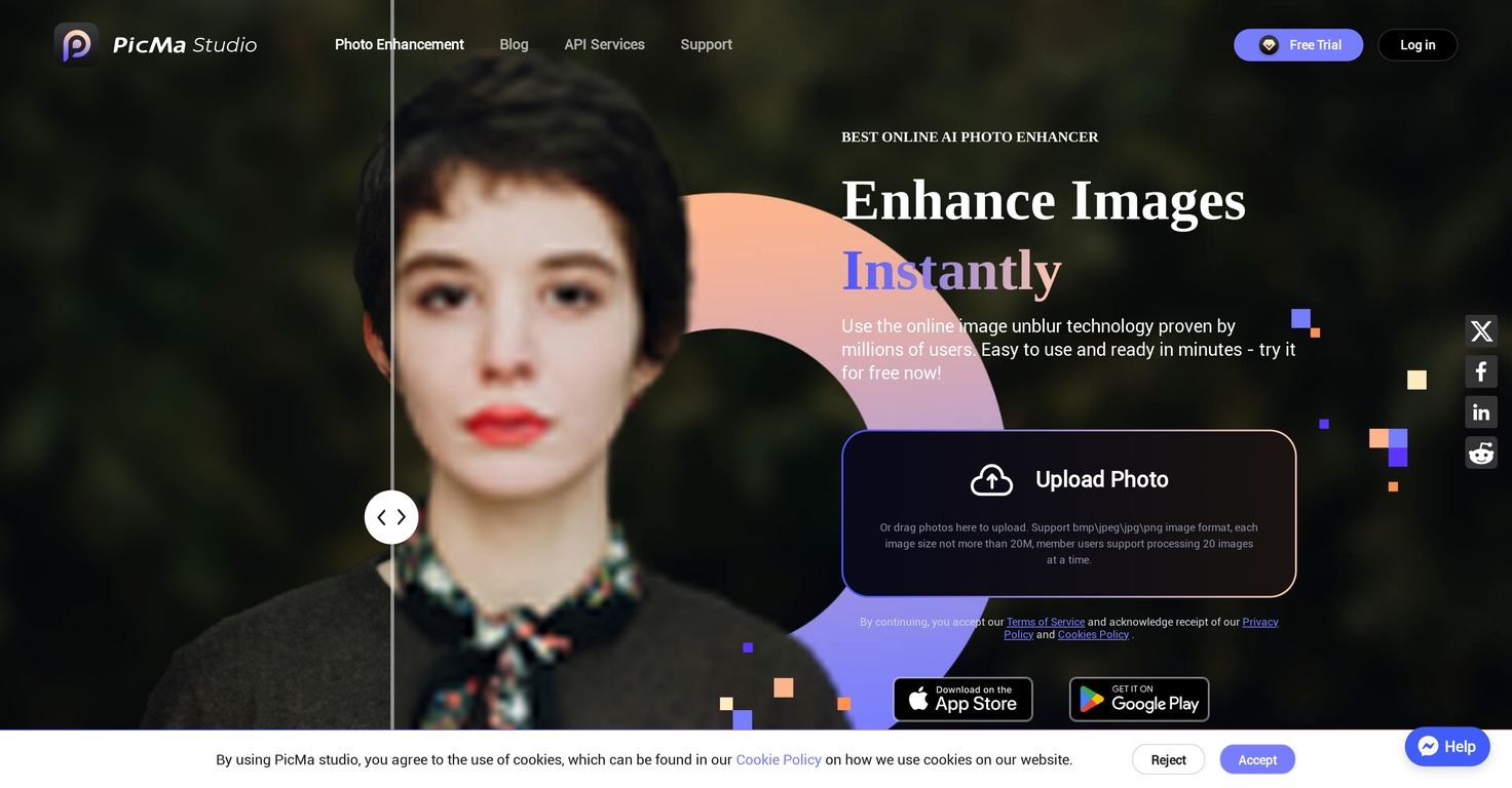 PicMa Photo Enhancer: AI Image Upscaler, Restoration & Colorization - Proaitools